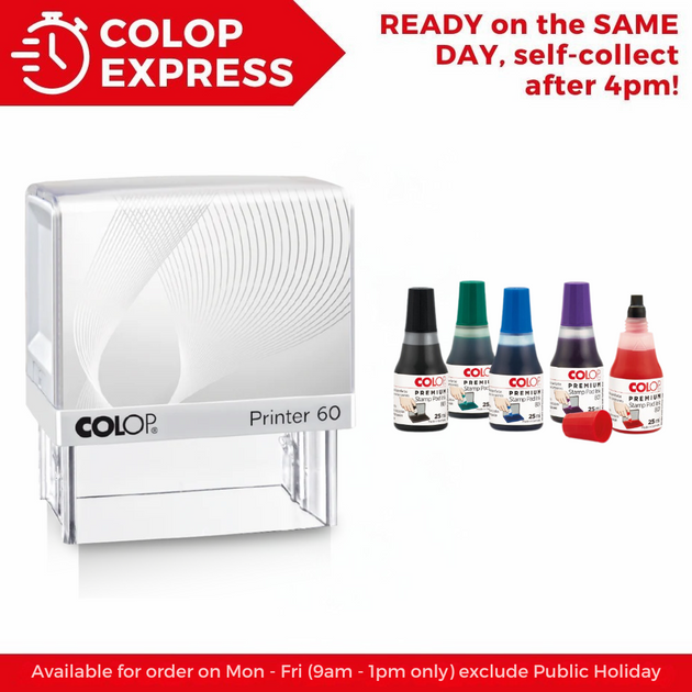 P60 | COLOP EXPRESS – A E Stamp Singapore