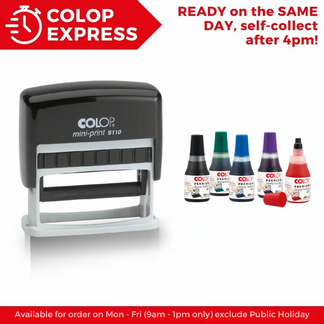S110 | COLOP Express – A E Stamp Singapore