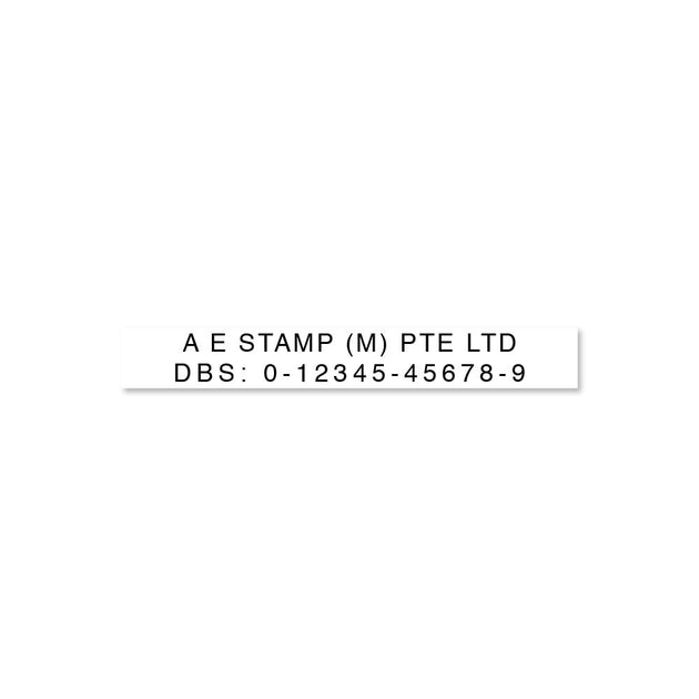Company Bank Account Stamp | AE Stamp Singapore – A E Stamp Singapore