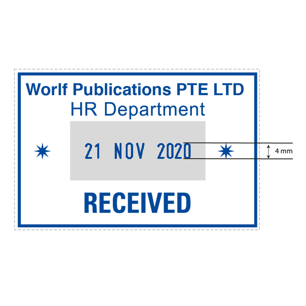 P55D | COLOP Dater Stamp | AE Stamp Singapore – A E Stamp Singapore