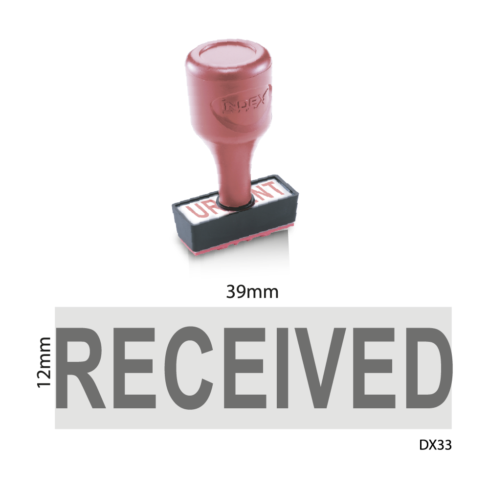 Received | Index Stock Stamp | AE Stamp Singapore – A E Stamp Singapore