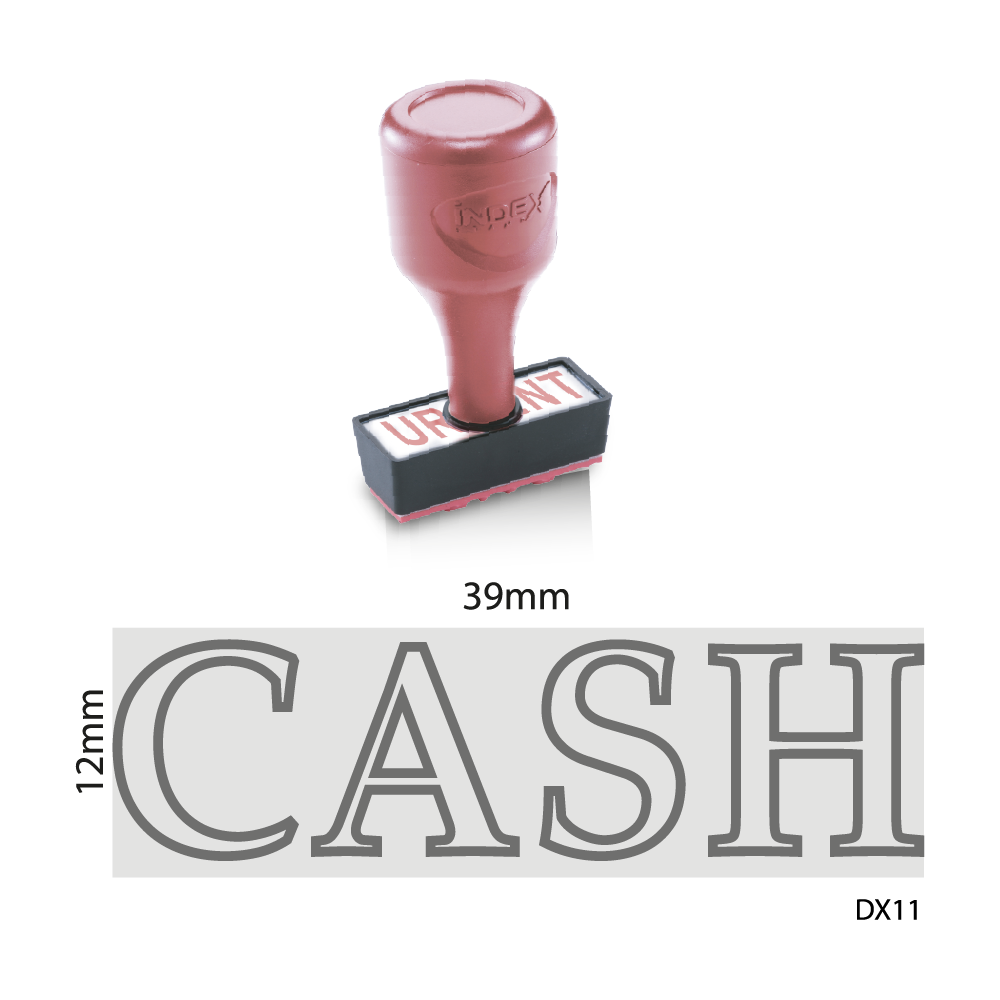 Cash | Index Stock Stamp | AE Stamp Singapore – A E Stamp Singapore