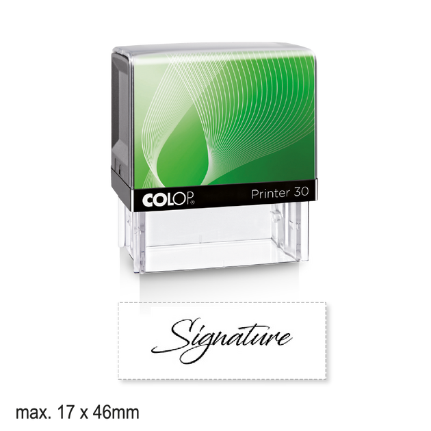 Small Self-Inking Signature Stamp | AE Stamp Singapore – A E Stamp ...